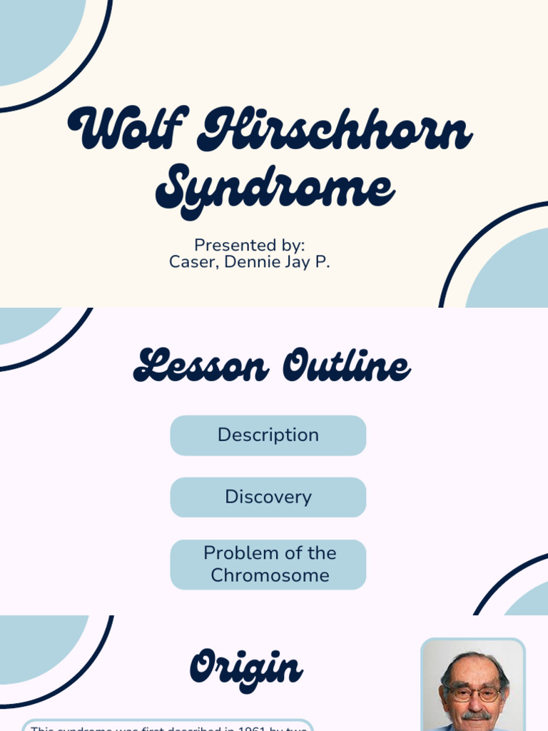 Wolf Hirschhorn - Cytogen | PDF | Medicine | Genetic Disorder
