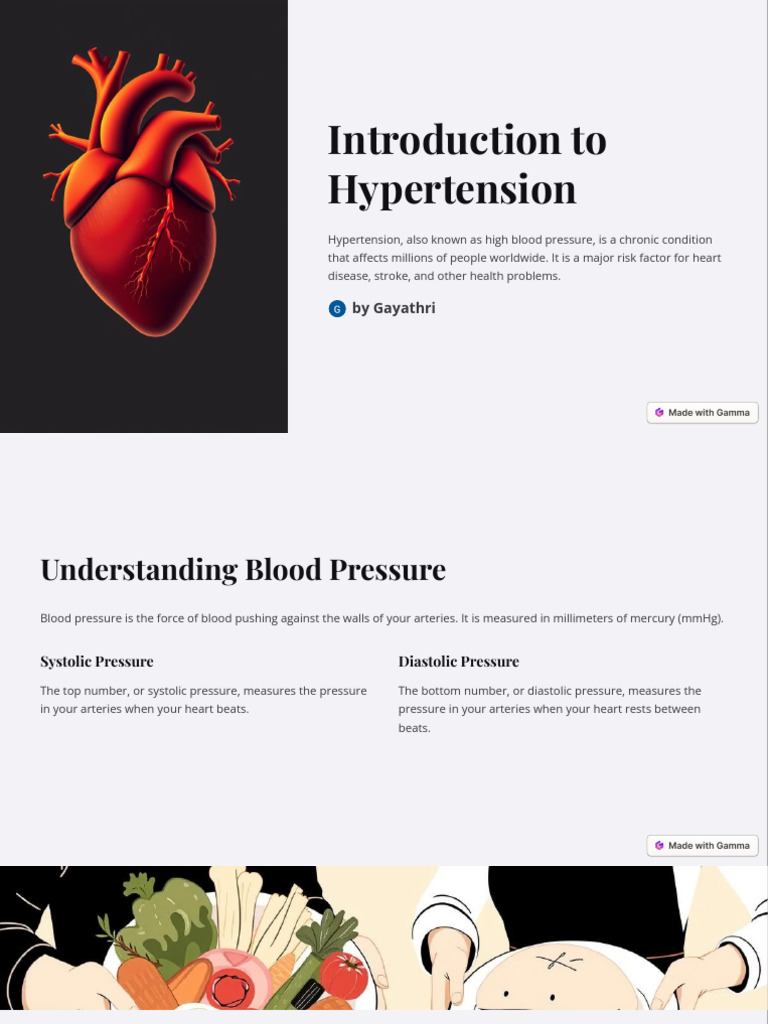 Introduction To Hypertension | PDF | Hypertension | Blood Pressure