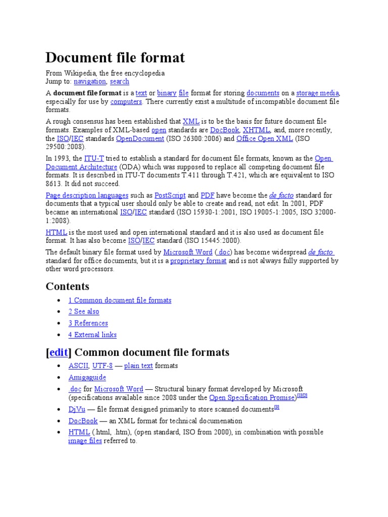 Document File Format | PDF | File Format | Data Management