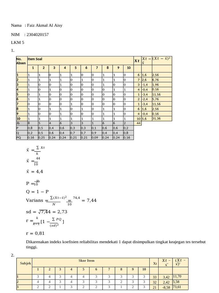LKM 5 Faiz Akmal | PDF