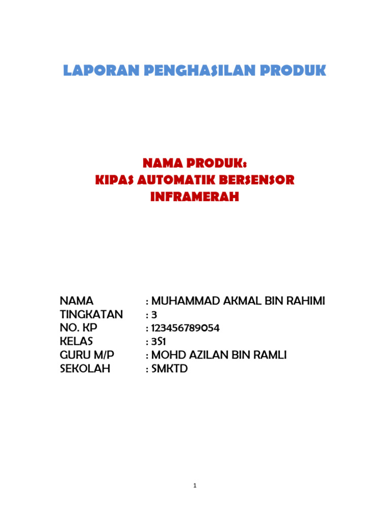 Folio RBT t3 Kipas Automatik Bersensor Inframerah 3s4 | PDF