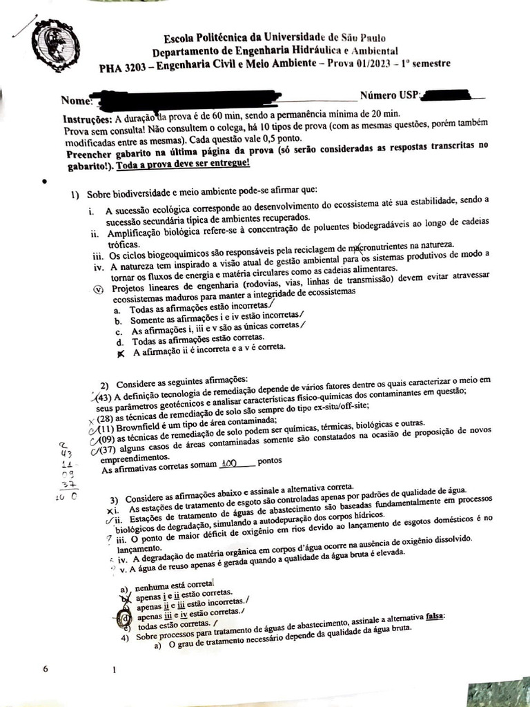 P1 2023-1-Nota-6 | PDF