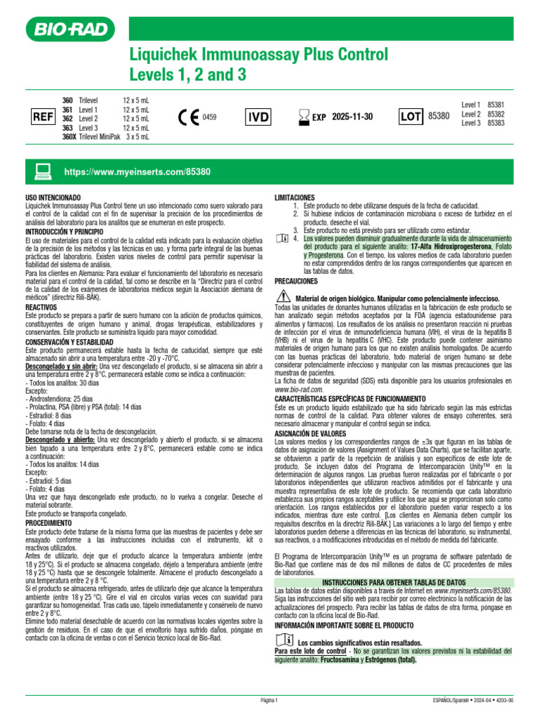LoteCtl85380 Vanco | PDF | Laboratorios | VIH