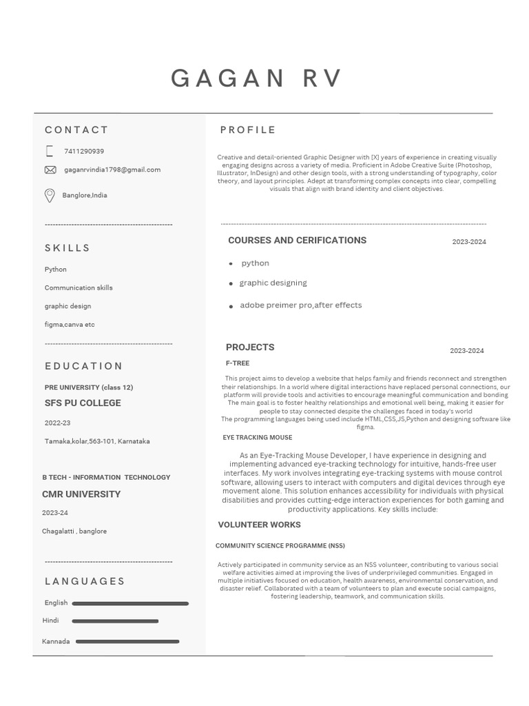 Minimalist White and Grey Professional Resume - 20241111 - 114246 ...