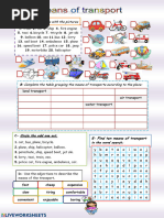 Means of Transport (Air, Water, Land) | PDF | Ships | Baggage