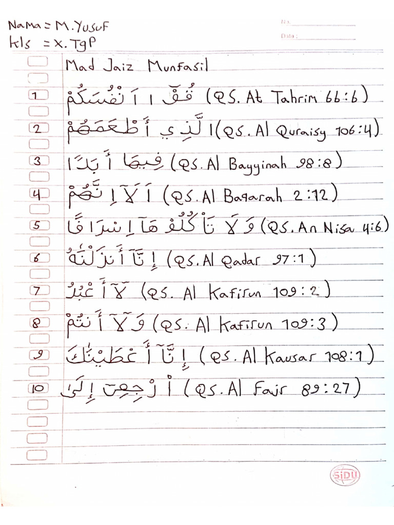 Muhammad Yusuf X.TGP | PDF