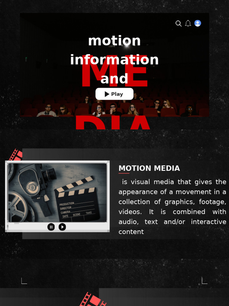 Motion Information and Media | PDF | Computer File Formats | Computer File