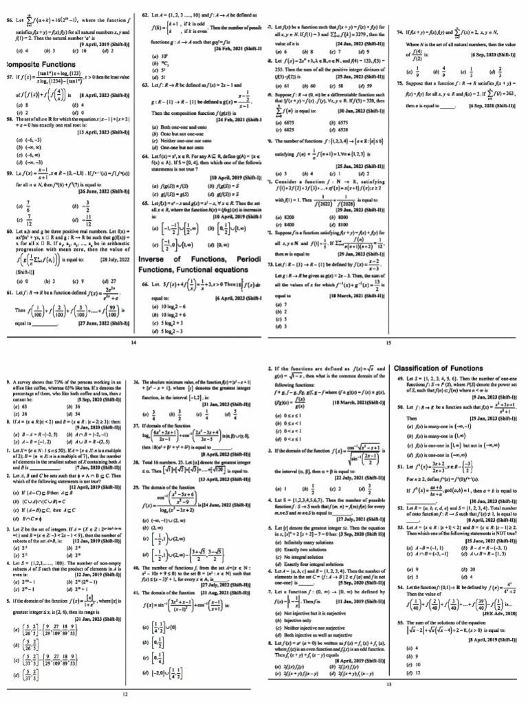 Questions Amd Answers | PDF | Mathematical Concepts | Mathematical ...