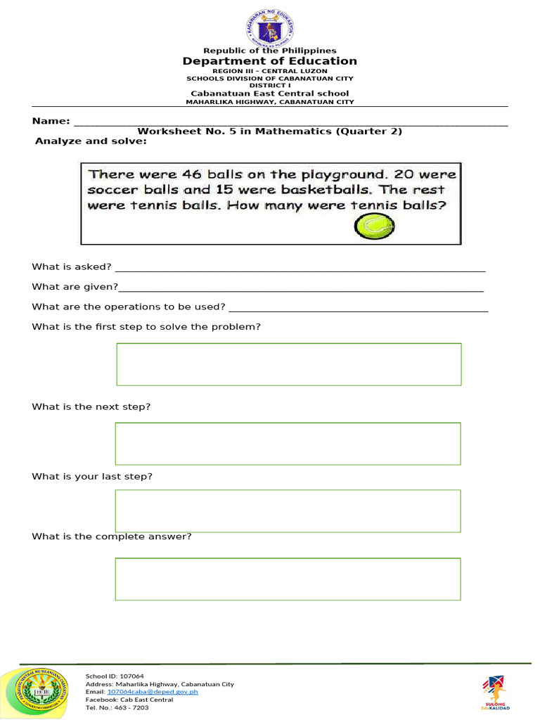 Math2Q2 W5 Multi Step Word Problem | PDF | Social Science