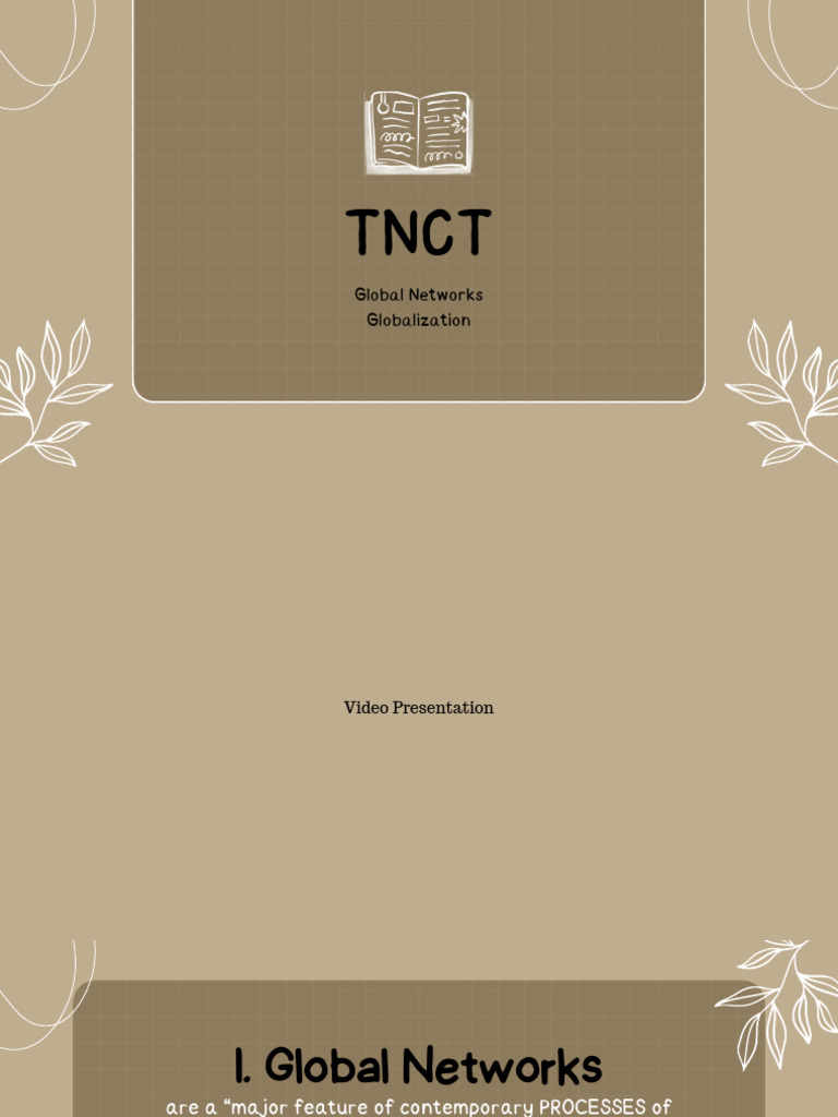 TNCT PPT LP5 | PDF | Globalization | Economies