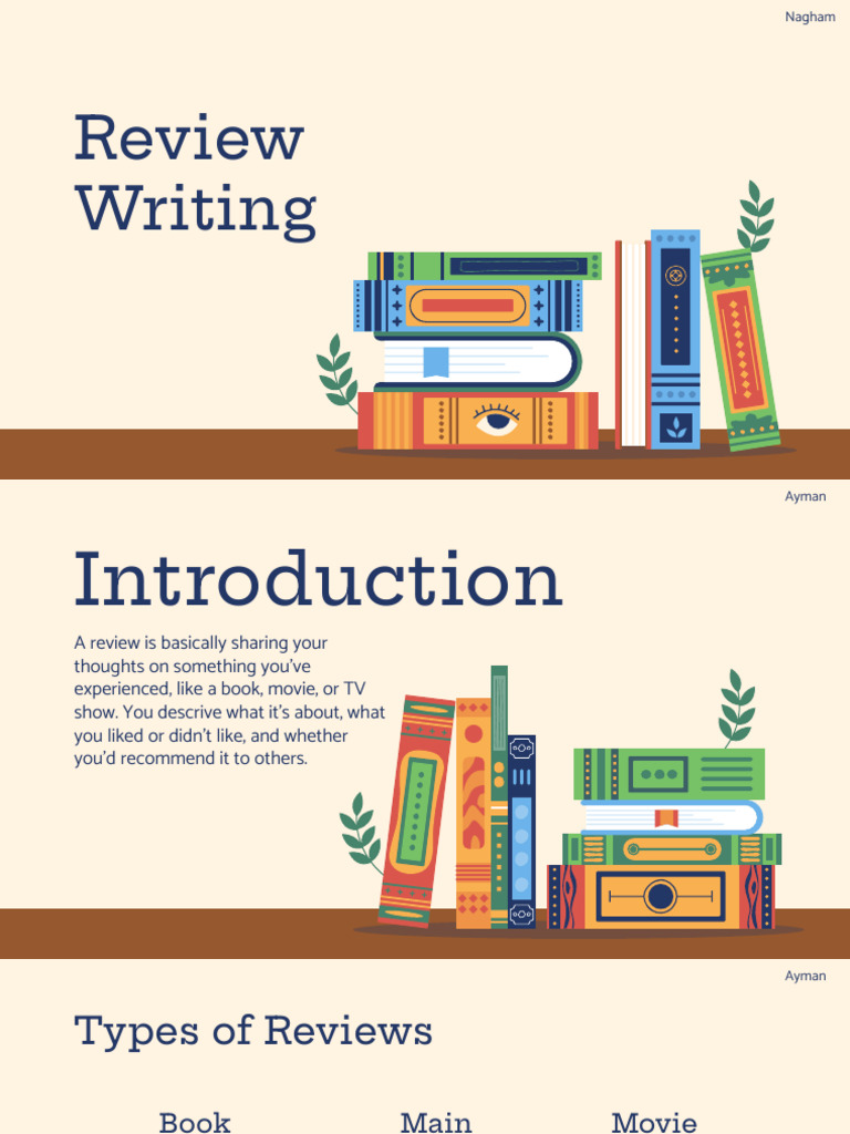 Review Writing | PDF | Experience | Credibility