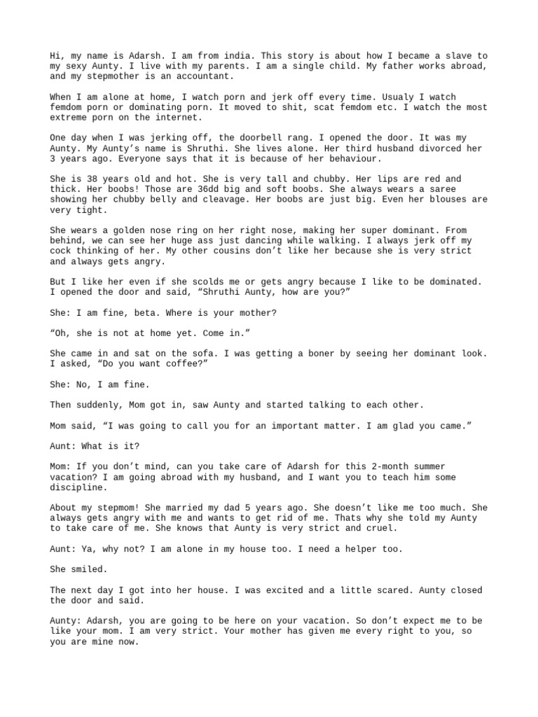 Filthy Slave of My Dirty Aunty (SKAT) | PDF | Lunch