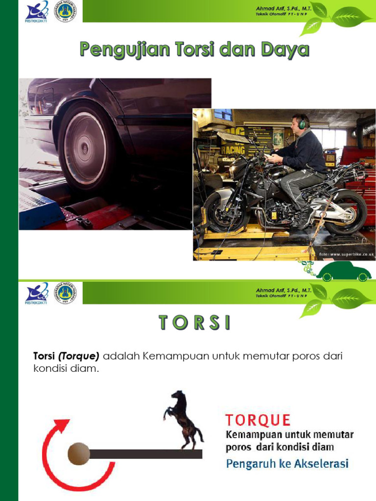 Pengujian Torsi Dan Daya Ok | PDF