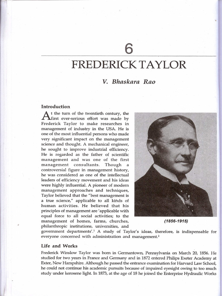 6 - Frederick Taylor | PDF