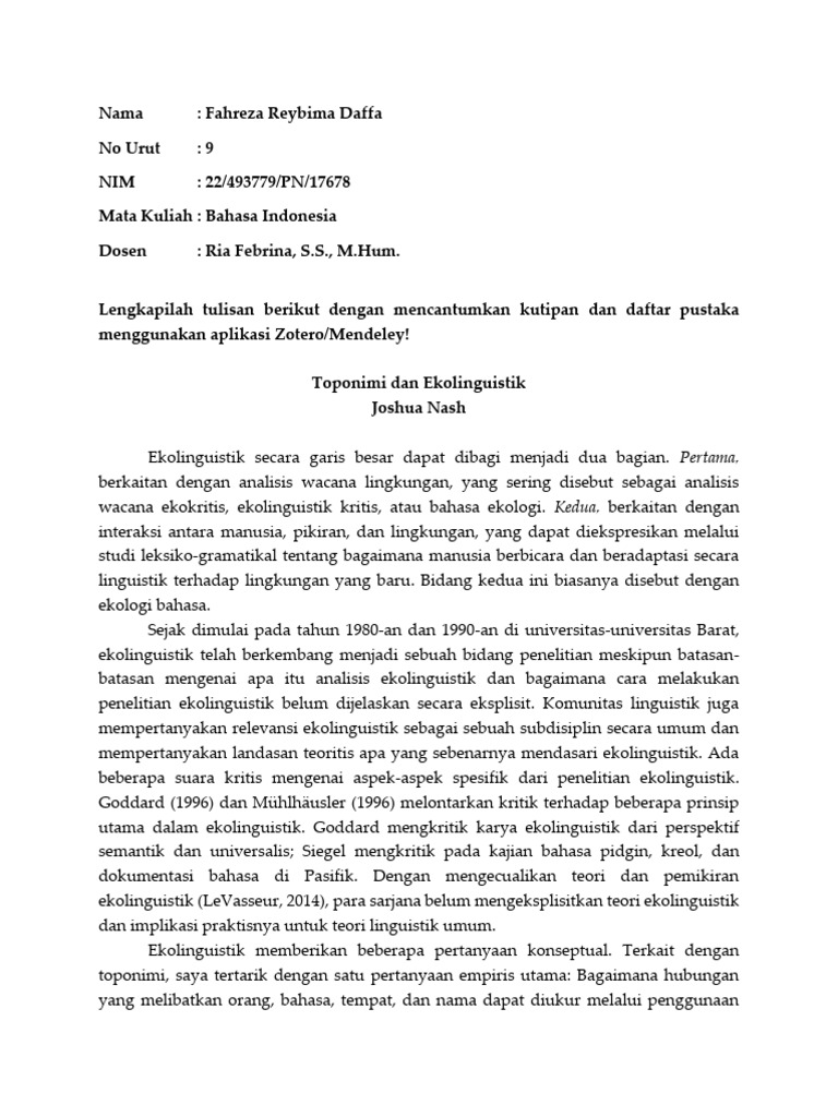 Tutorial Latihan Zotero-Mendeley | PDF