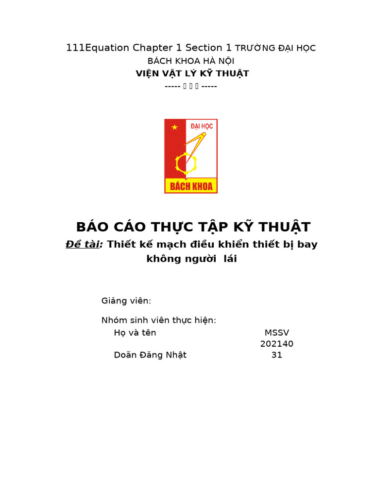 EMBEDDED Tuan1,2 DoanDangNhat | PDF