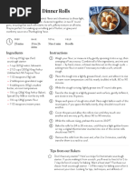Friendship Bread Printout | PDF | Batter (Cooking) | Breads
