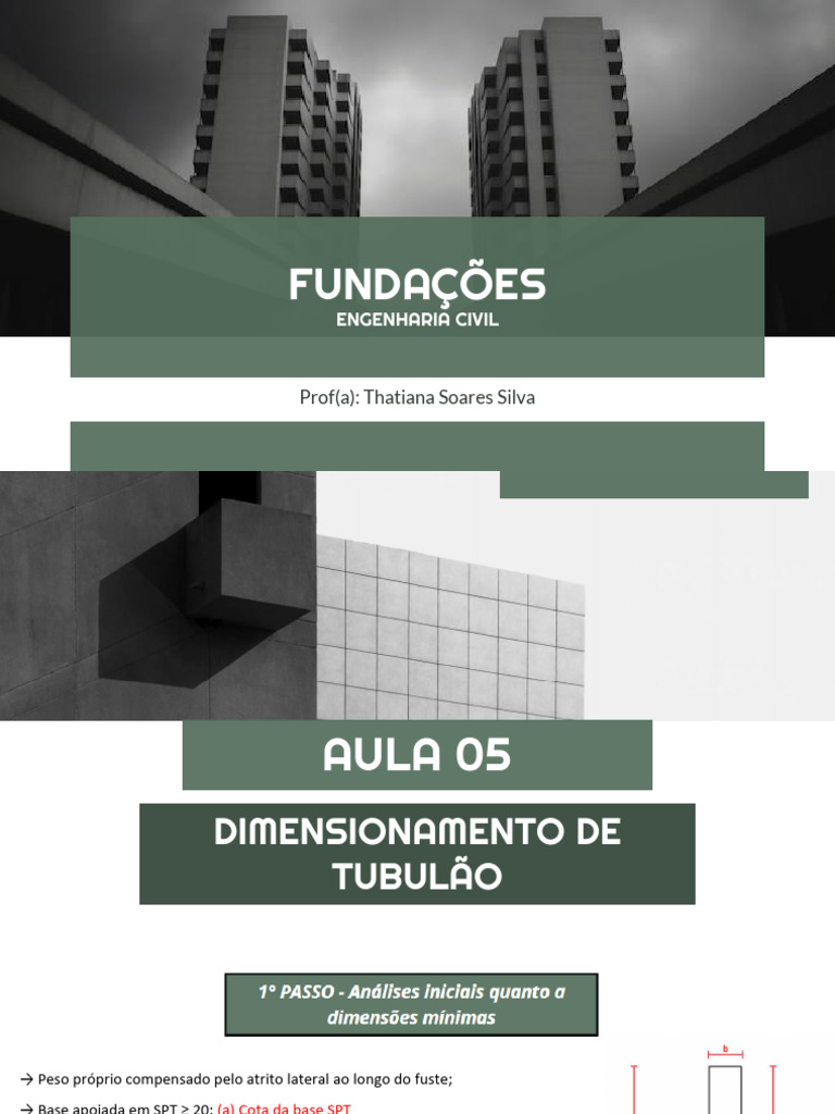 AULA 05 - DIMENSIONAMENTO | PDF