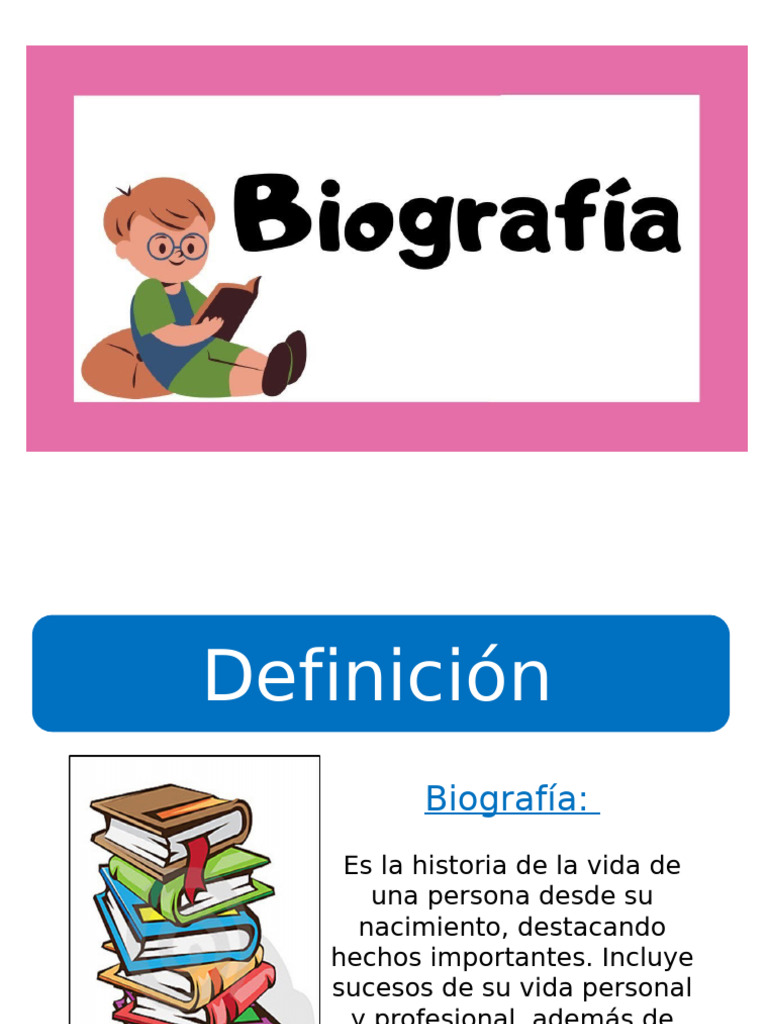 Guía para Escribir una Biografía | PDF