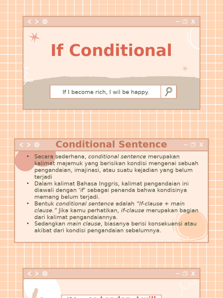 If Conditional Sentence | PDF | Linguistics | Grammar
