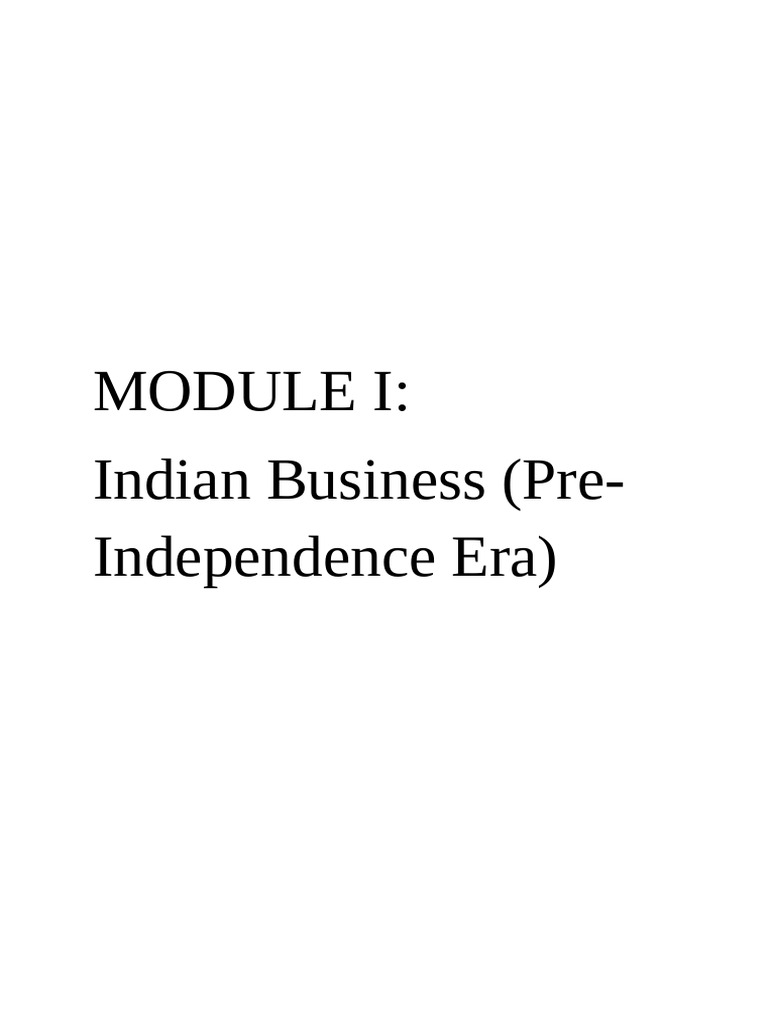 EIB Reference Notes Unit 1 | PDF | British Raj | Bengal