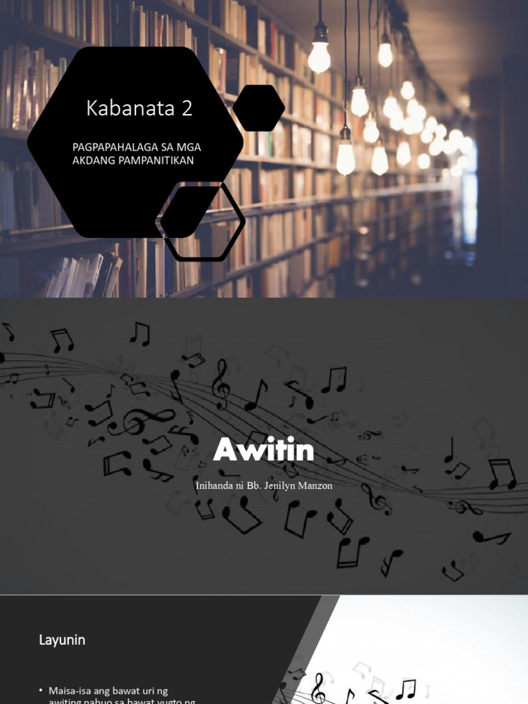 Lektura 5 Awitin - PF | PDF