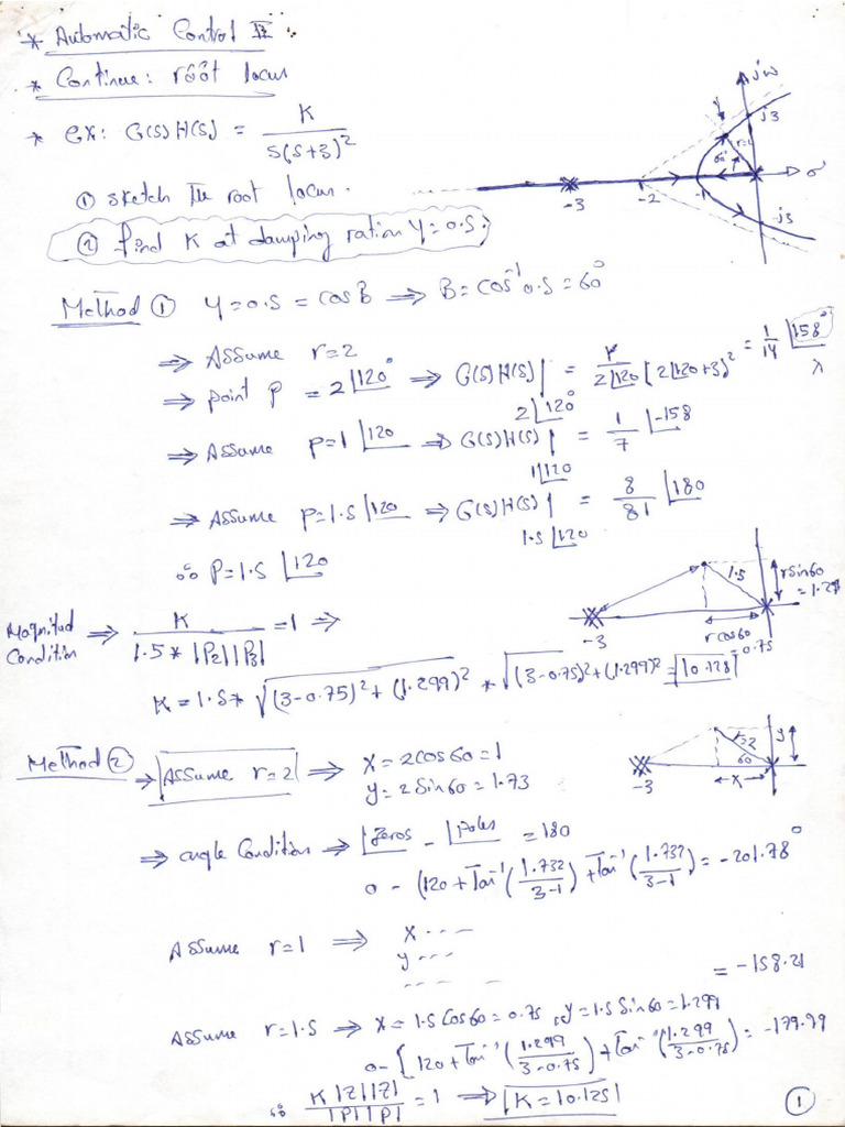 Lecture-6 Crossing With Root Locus | PDF