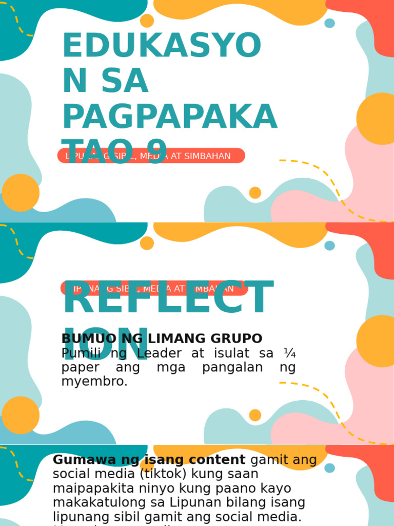 GRADE 9 ARALIN 4 Reflection Task | PDF