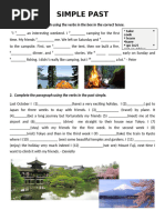 Past Simple Paragraph Practice | PDF