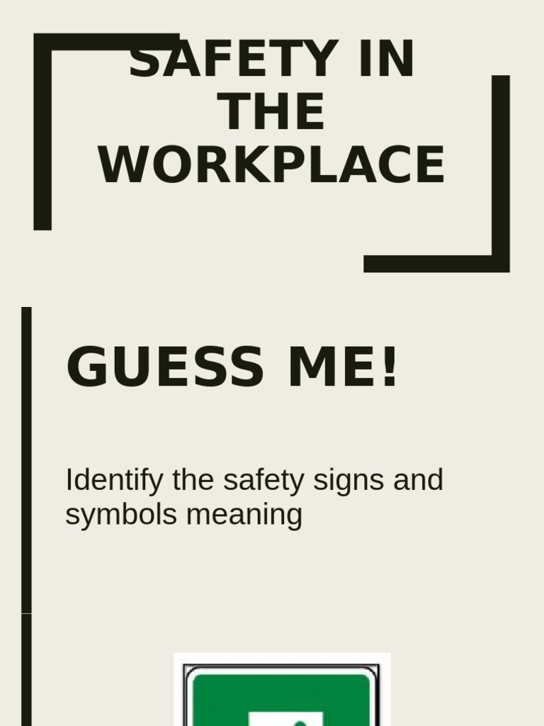 Understanding Workplace Safety Signs | PDF | Hazards | Working Conditions