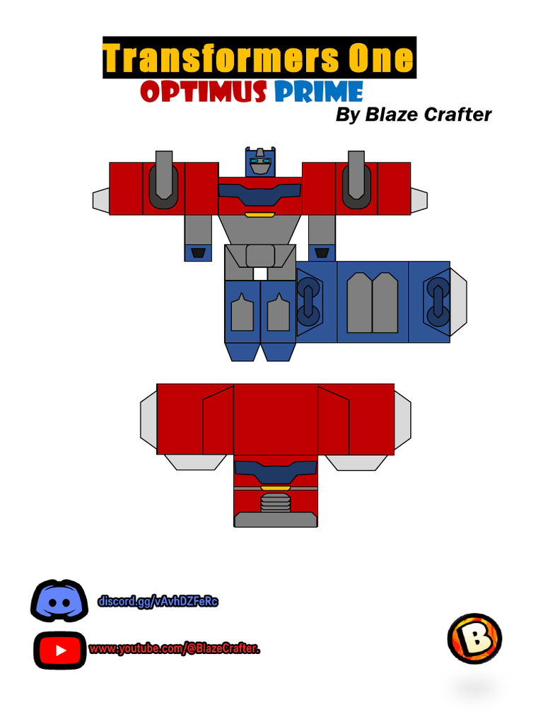 Transformer One Optimus Pir Me Template | PDF