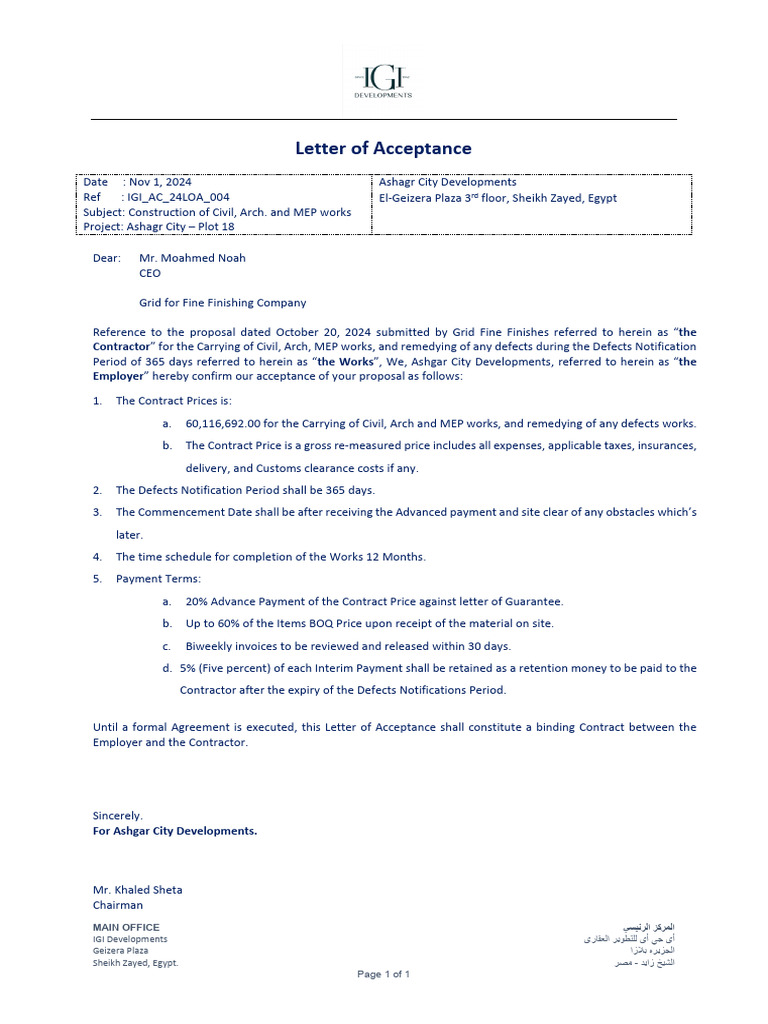 Loa Igi Ac 24loa 004 Plot18-Grid | PDF | Economies | Business Law