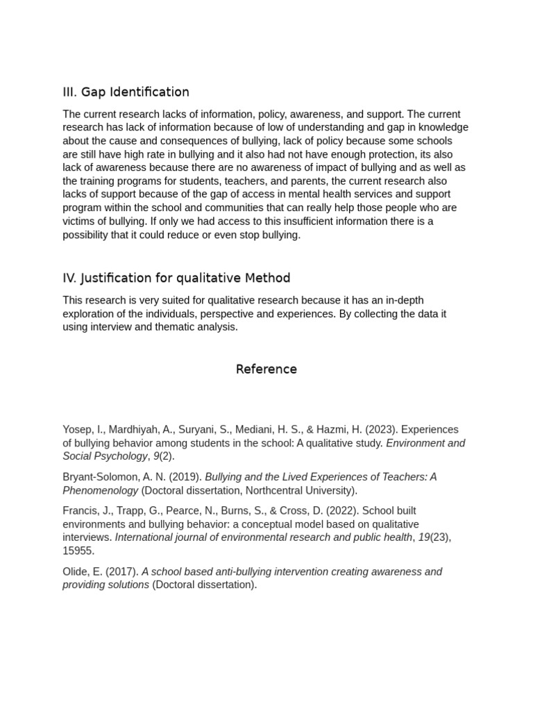 James Ivan Gap and Justification | PDF | Self-Improvement