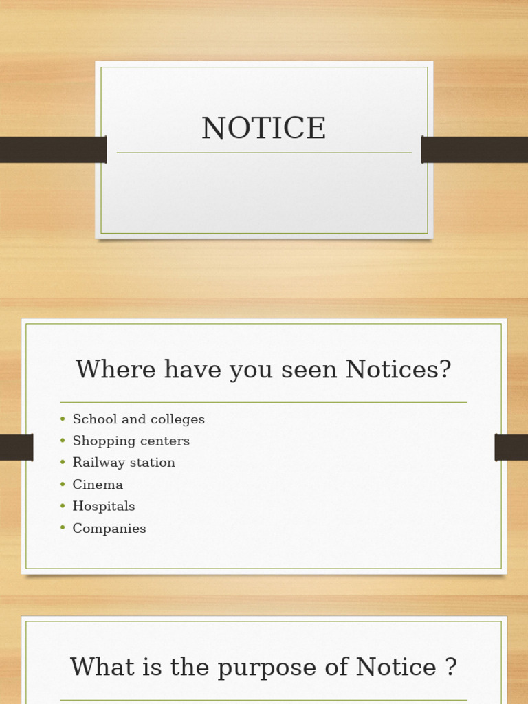 Effective Notice Design Guidelines | PDF