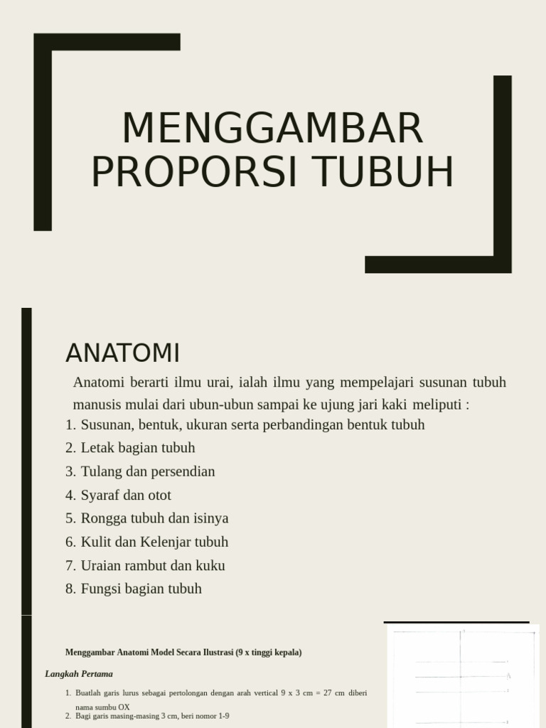 Proporsi Tubuh | PDF