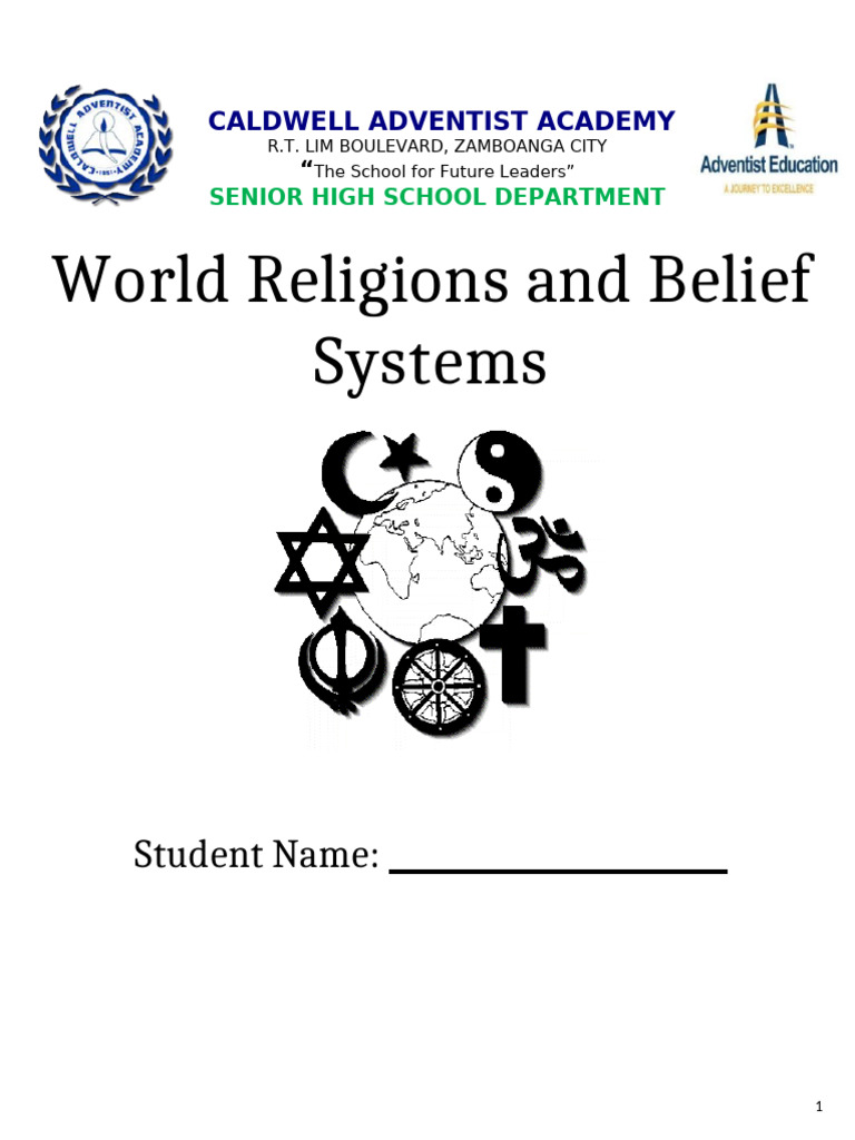 World Religions Overview Guide | PDF | Jesus | Four Noble Truths