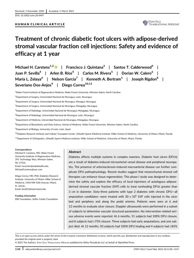 SCT3 10 1138 | PDF | Wound | Blood Vessel