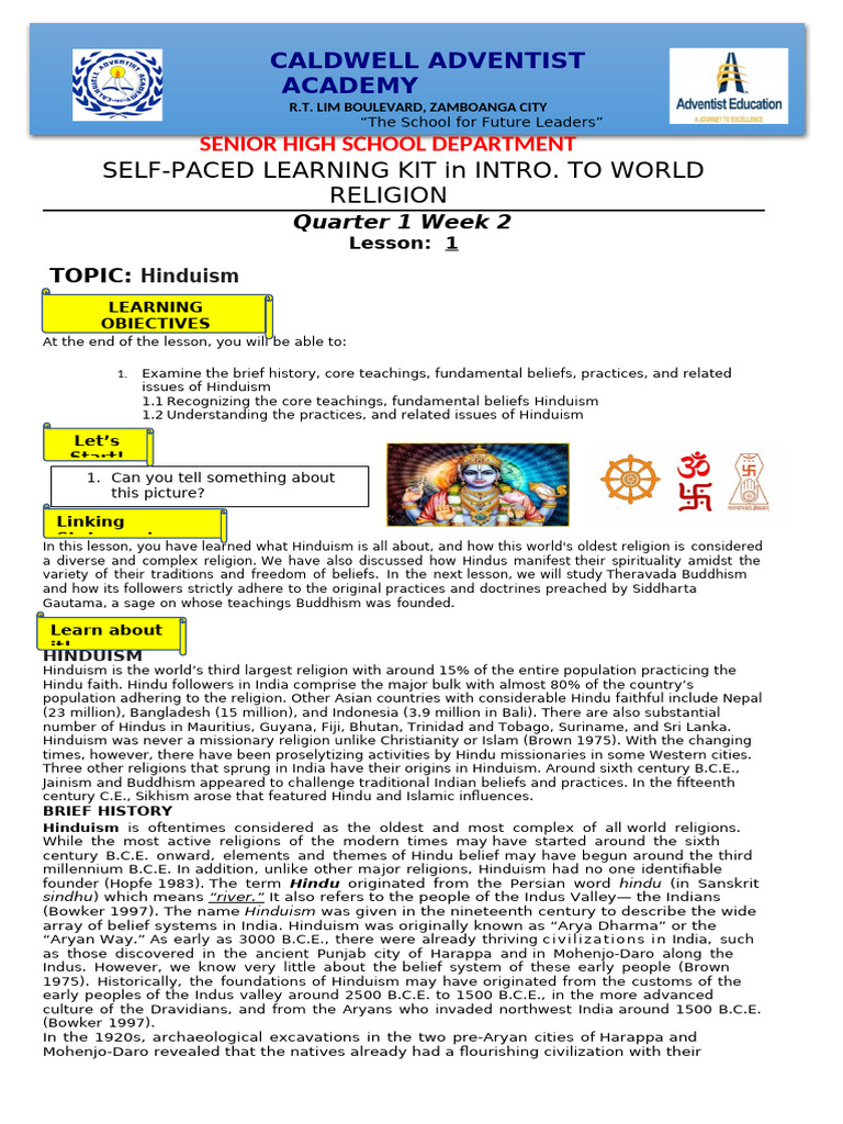 Q2W3 | PDF | Brahman | Vedas