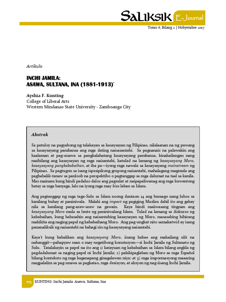 Kunting Islam at Kababaihan 2 | PDF
