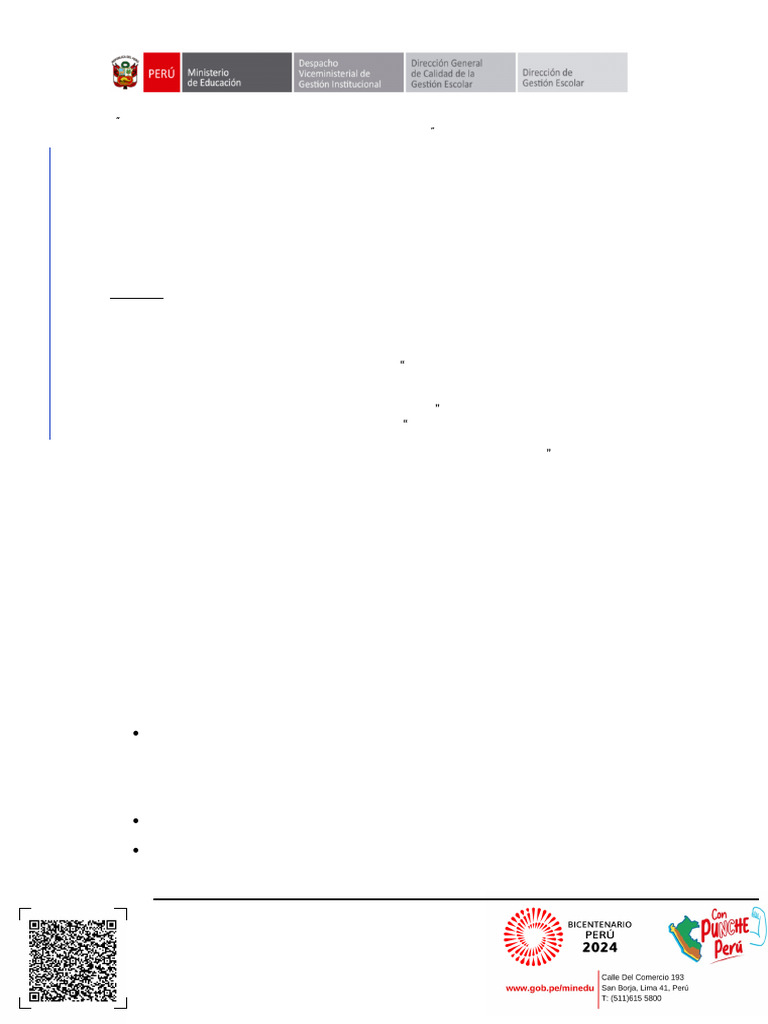 OFICIO - MULTIPLE-00016-2024-MINEDU-VMGI-DIGC-DIGE Con Anexo | PDF ...