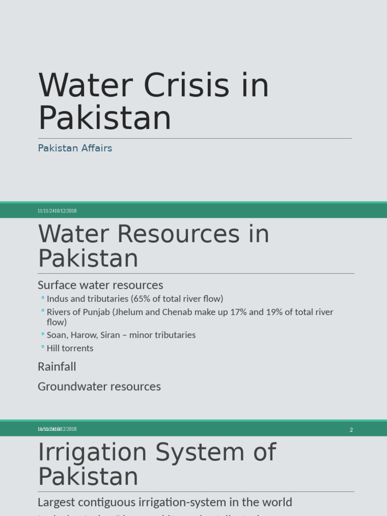 Water Crisis... | PDF | Climate Change | Water Scarcity