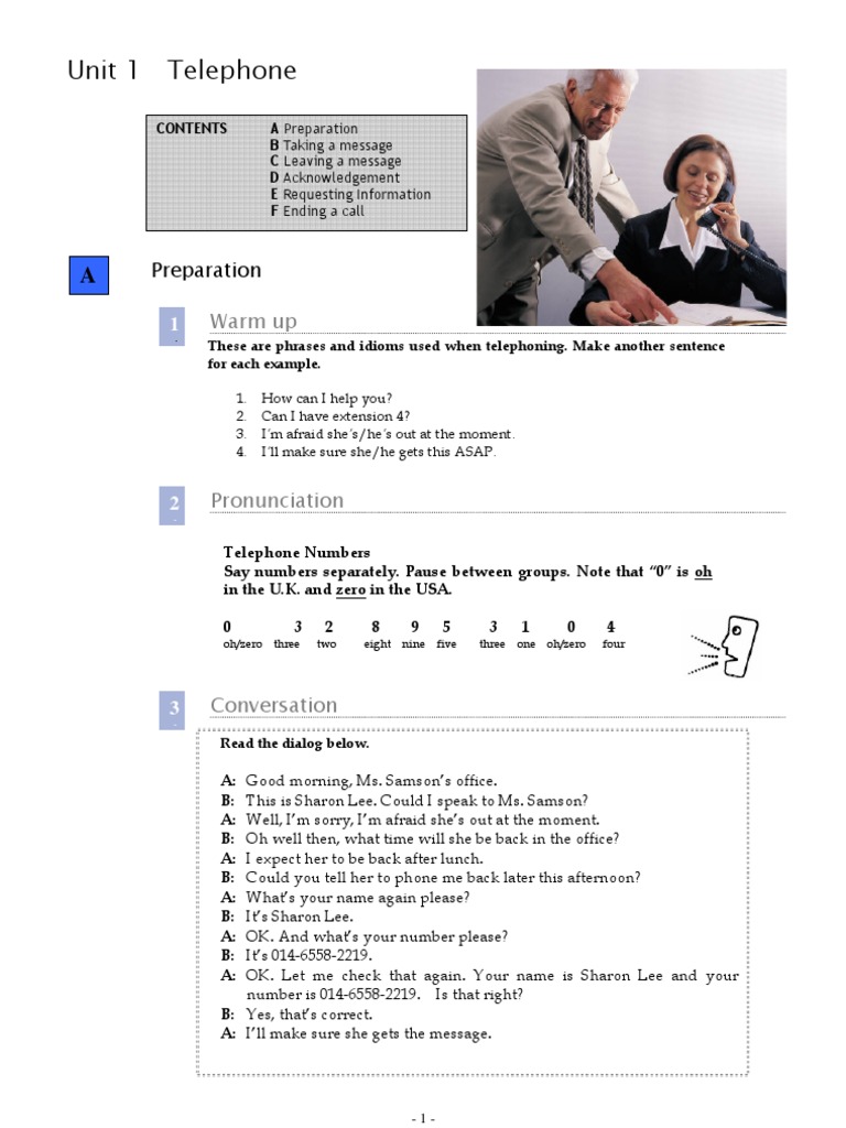 Business English Level1 | PDF | Verb | English Language