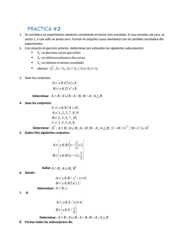 Trabajo Practico Nº2 ALGEBRA 1 | PDF | Matemáticas | Conceptos matemáticos