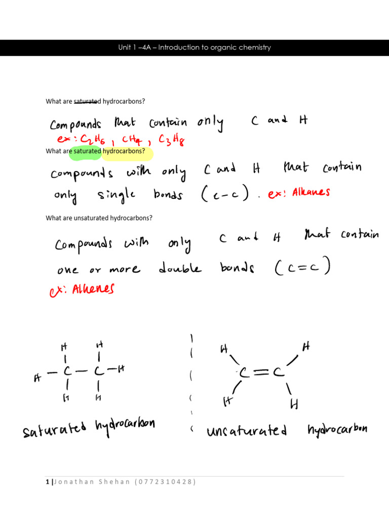Understanding Hydrocarbons and Their Types | PDF | Hydrocarbons ...