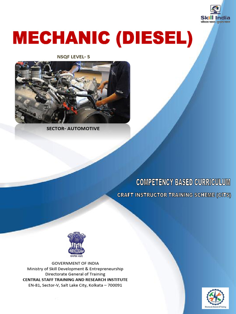Mechanic Diesel CITS Syllabus NSQF Level 5 | PDF | Fuel Injection ...