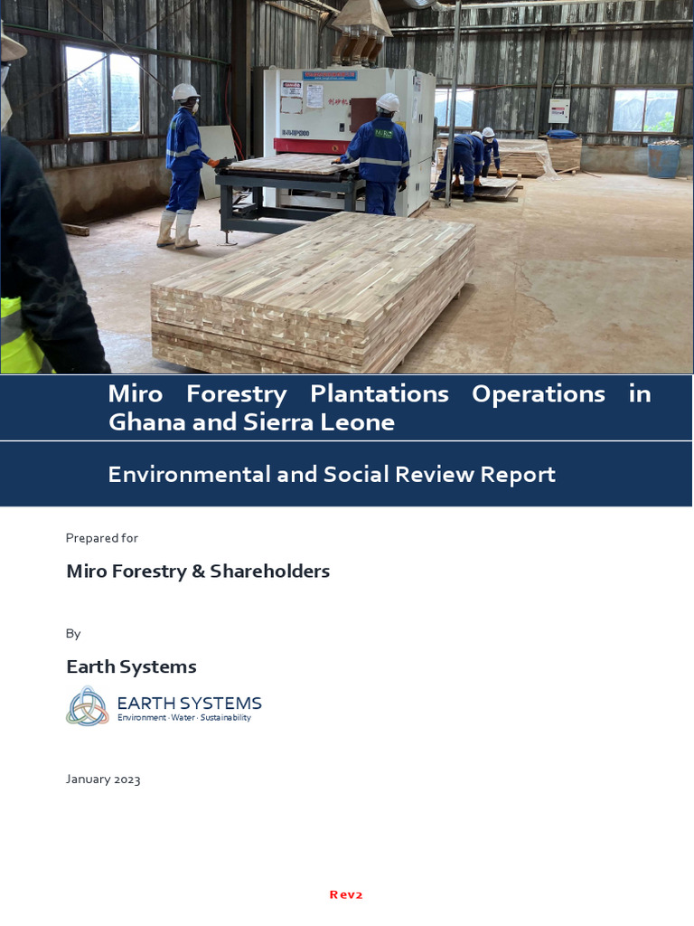 Miro Forestry Annual ES Audit Report 2022 | PDF | Risk | Forest ...