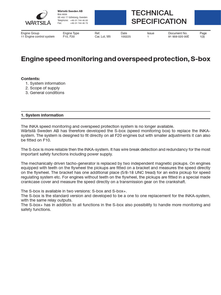 HTTP Bulletins - Wartsila.com Bulletins File Wfi 9195902000e | PDF | Pressure Measurement ...