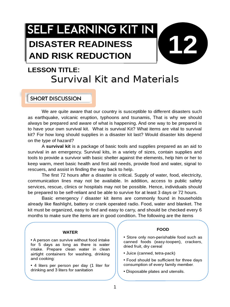 DRRR q2 Week 8 Lecture Note 8a | PDF | Wellness