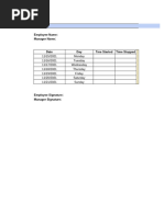 Timesheet January 2026 | PDF | Labor Rights | Social Policy