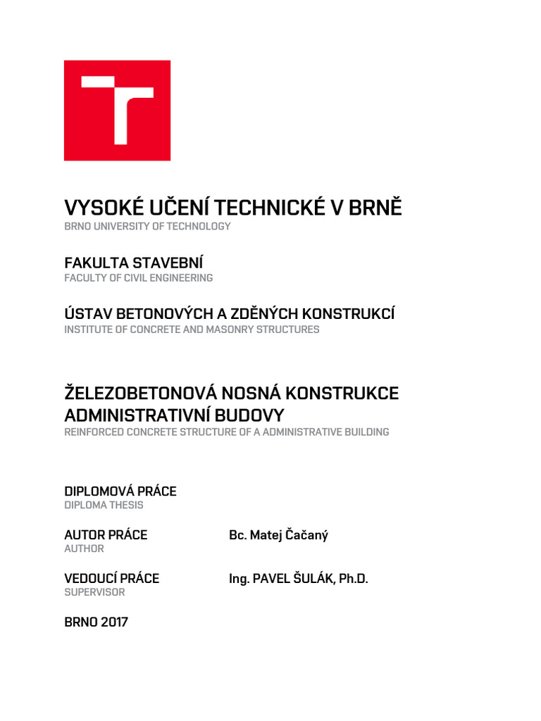 Vut Brno Sprava Tvar | PDF